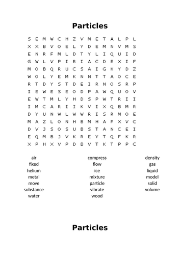 KS3 Year 7 - Particles: The Particle Model | Teaching Resources