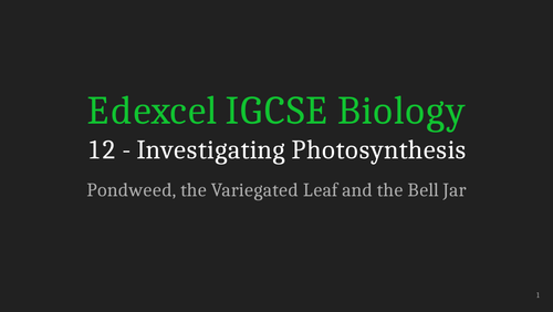 Edexcel IGCSE Double Award Science (Biology) Presentations - The ...