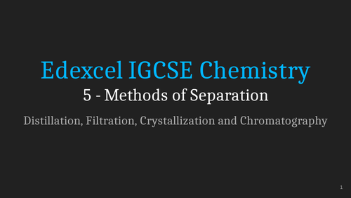 Edexcel IGCSE Double Award Science (Chemistry) Presentations - The ...