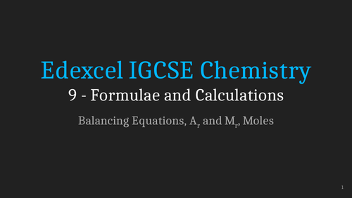 Edexcel IGCSE Double Award Science (Chemistry) Presentations - The ...