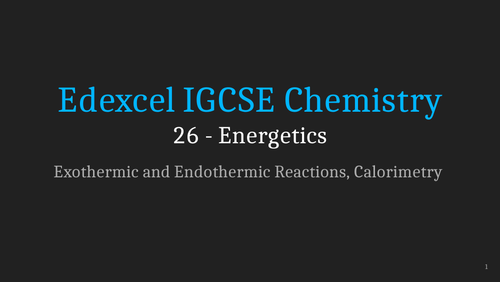 Edexcel IGCSE Double Award Science (Chemistry) Presentations - The ...
