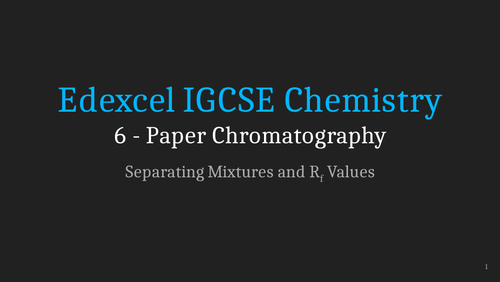 Edexcel IGCSE Double Award Science (Chemistry) Presentations - The ...