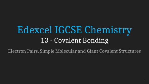 Edexcel IGCSE Double Award Science (Chemistry) Presentations - The ...