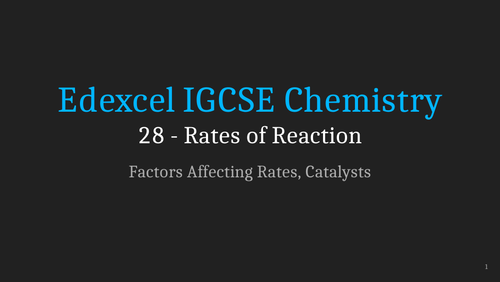 Edexcel IGCSE Double Award Science (Chemistry) Presentations - The ...