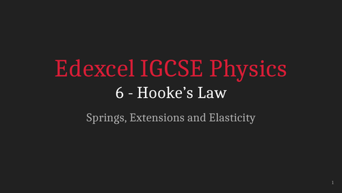 Edexcel IGCSE Double Award Science (Physics) Presentations - The ...