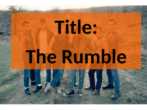 The Outsiders SE Hinton Complete Unit PPTs and Worksheets | Teaching ...