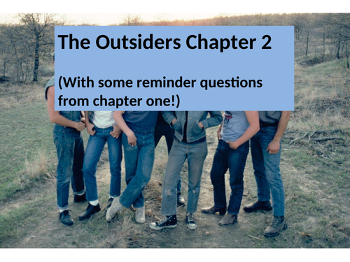 The Outsiders SE Hinton Complete Unit PPTs and Worksheets | Teaching ...