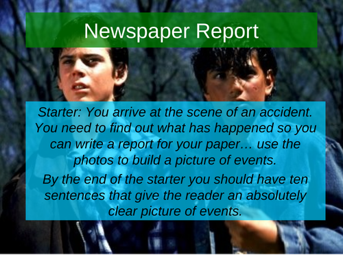 The Outsiders SE Hinton Complete Unit PPTs and Worksheets | Teaching ...