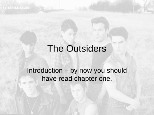 The Outsiders SE Hinton Complete Unit PPTs and Worksheets | Teaching ...