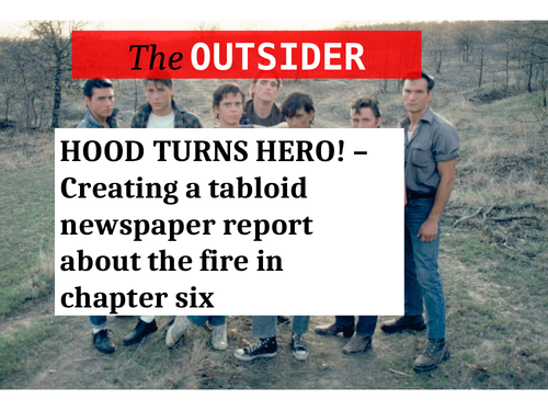 The Outsiders SE Hinton Complete Unit PPTs and Worksheets | Teaching ...