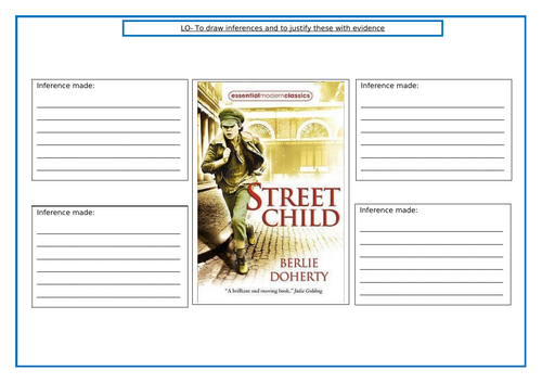 Street Child chapter 1- what inferences can we pick up about the ...