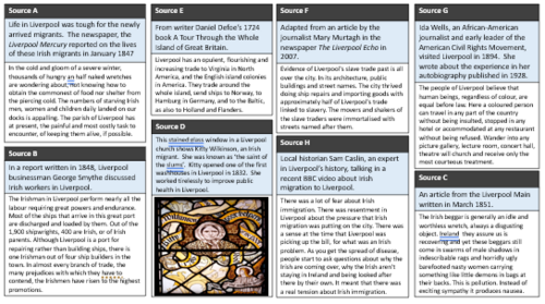 Migrants in Britain - Immigration Liverpool - GCSE History Edexcel ...