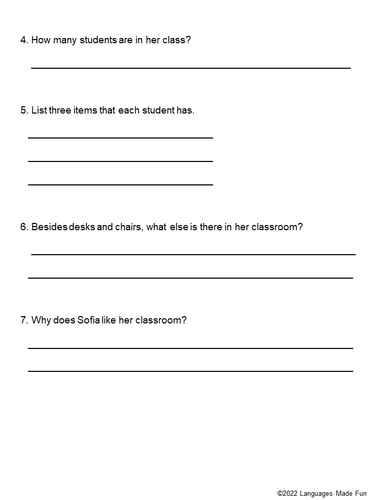 Los objetos de la clase - Spanish Classroom Objects | Teaching Resources