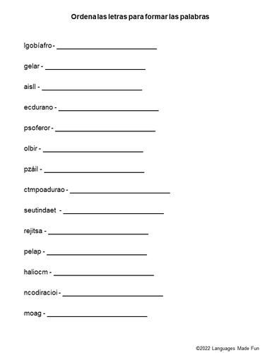 Los objetos de la clase - Spanish Classroom Objects | Teaching Resources
