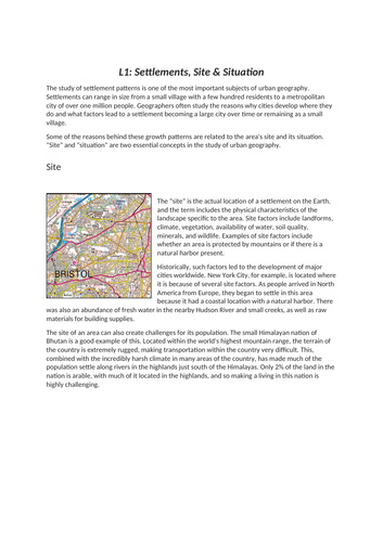 Settlements | Teaching Resources