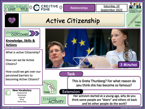 Active Citizenship | Teaching Resources