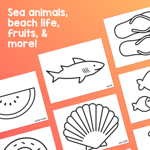 Summer Coloring Book | 30 Printable Summer Coloring Sheets, Summer ...