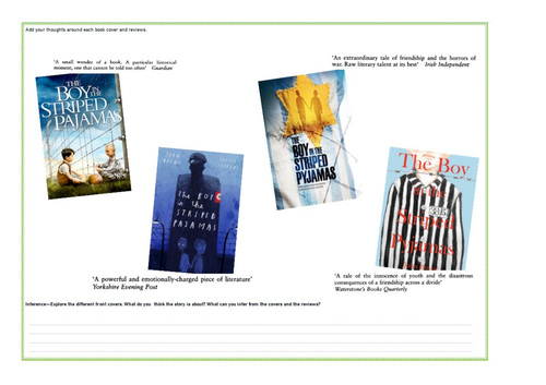 Year 5 and 6 Reading Comprehension - LIRA - The Boy in the Striped ...