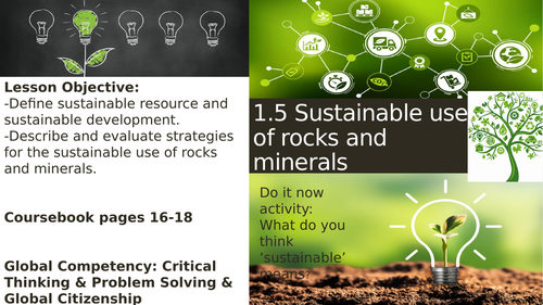Sustainable Mining - Rocks and Minerals - Cambridge Environmental ...
