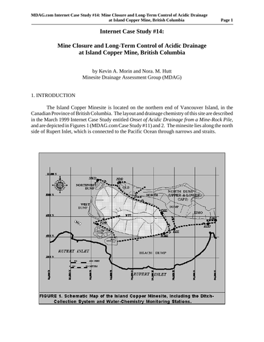 Island Copper Mine Case Study - Rocks and Minerals - Cambridge ...