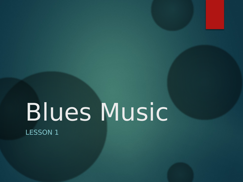 Blues Music | Teaching Resources