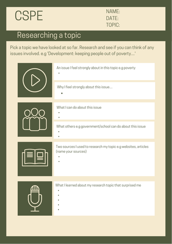 C.S.P.E Research CBA Prep | Teaching Resources