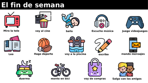 El fin de semana - On the weekend | Teaching Resources