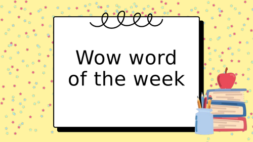 Word of the Week | Teaching Resources