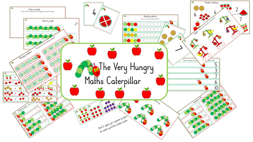 The very hungry caterpillar maths | Teaching Resources