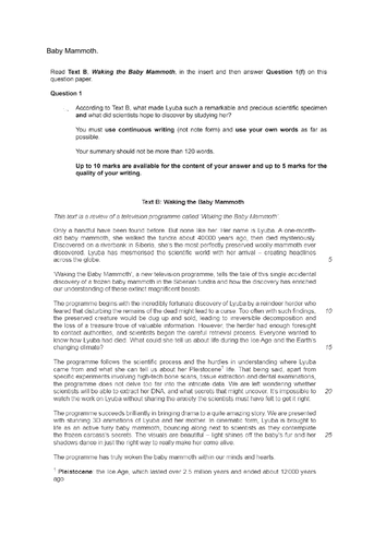 Summary Writing Y10/11 | Teaching Resources