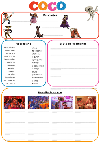 Day of the Dead - Coco | Teaching Resources