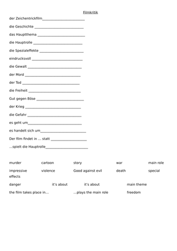 5.1 Kino Kino | Teaching Resources