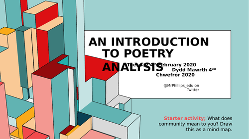 Poetry analysis - My Mother's Mother | Teaching Resources