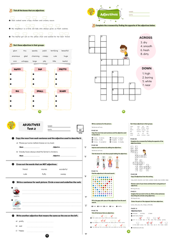 Adjectives for ages 6-7 | Teaching Resources