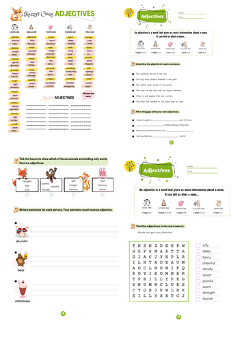 Adjectives for ages 6-7 | Teaching Resources