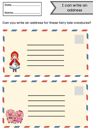 UK Address Writing | Teaching Resources