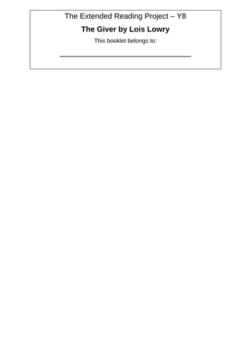 English Reading Project | Teaching Resources