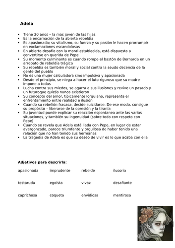 La Casa de Bernarda Alba - bundle of comprehensive set of resources for ...