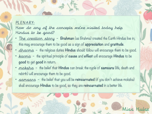 L1 Brahman and Atman (Upper KS2) | Teaching Resources