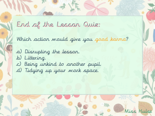 L3 Karma (Upper KS2) | Teaching Resources