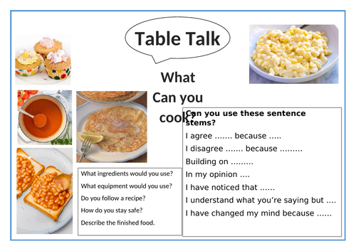 Oracy - Table talk discussion topics | Teaching Resources