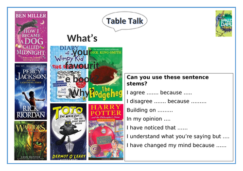 Oracy - Table talk discussion topics | Teaching Resources