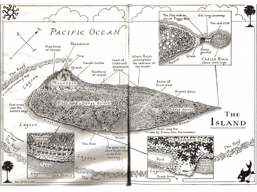 Lord of the Flies - Map | Teaching Resources