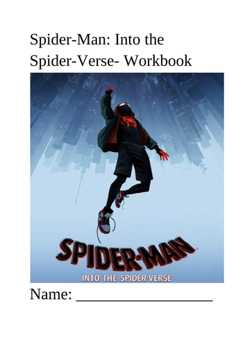 Spider-Man: Into the Spiderverse Workbook | Teaching Resources