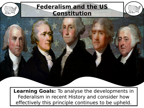 Lesson 4 US Constitution Federalism | Teaching Resources