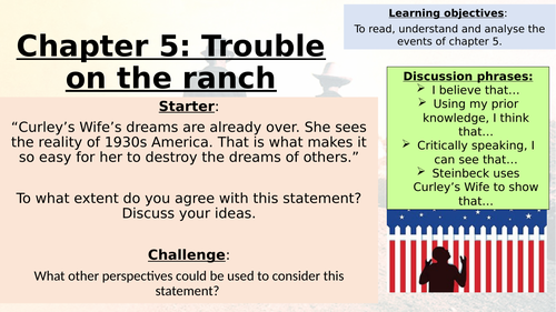 Of Mice and Men - Chapter Five | Teaching Resources
