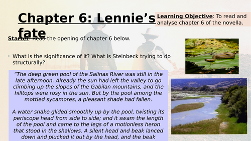 Of Mice and Men - Chapter Six | Teaching Resources