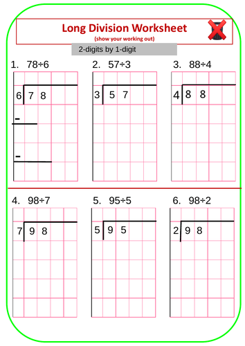Complete Lesson: Division of Whole Numbers: 2 PPT, 6 worksheets and ...