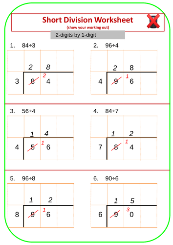 Complete Lesson: Division of Whole Numbers: 2 PPT, 6 worksheets and ...