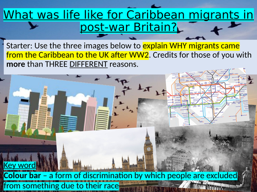 What was life like for Caribbean migrants in post-war Britain? Notting ...